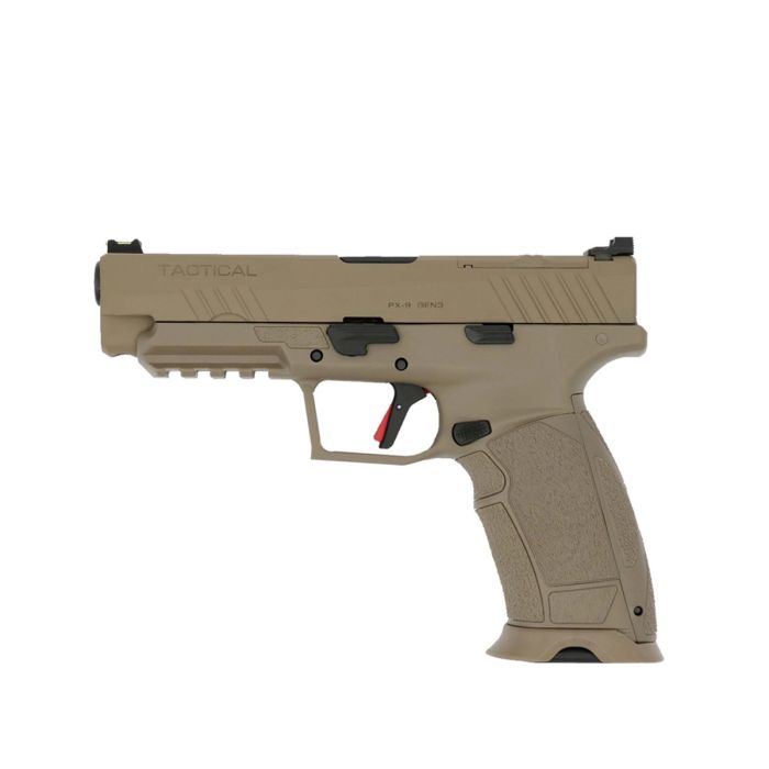 Tisas Zigana PX-9 Gen.3 Tactical FDE Kal. 9x19mm - Wapenhandel Kuiper BV